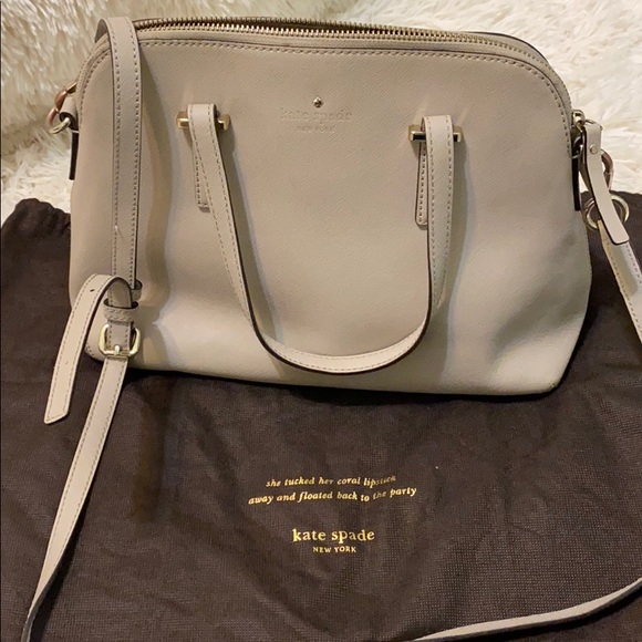 kate spade | Bags | Kate Spade Nude Neutral Beige And Gold Crossbody ...